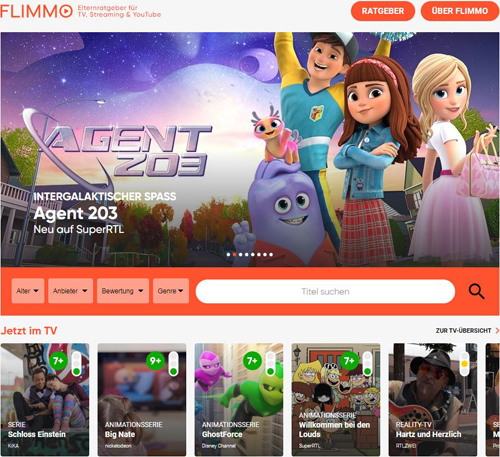 FLIMMO – Elternratgeber für TV, Streaming & YouTube – Medienstelle Augsburg